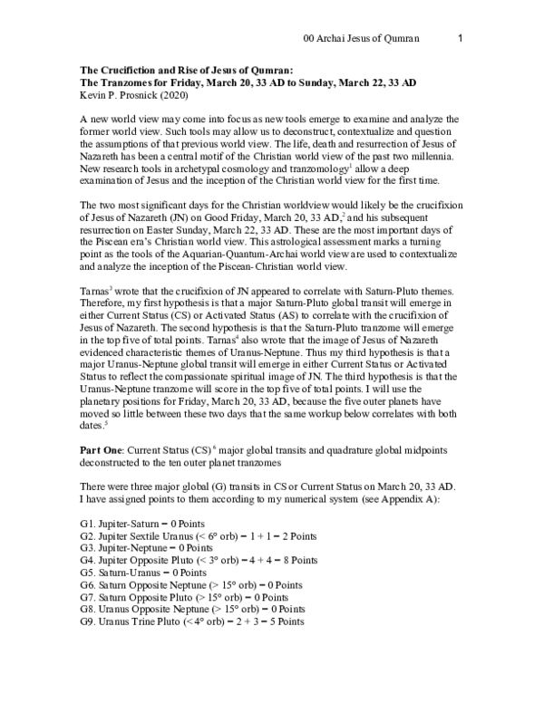 (DOC) The Crucifixion and Rise of Jesus of Qumran: The Tranzomes for ...