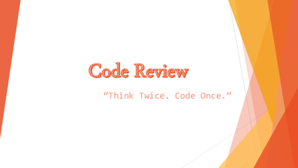 (PDF) "Think Twice. Code Once."