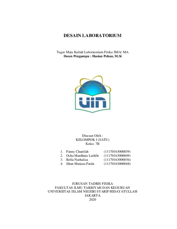 Pdf Desain Laboratorium