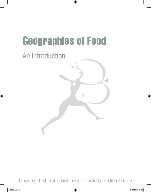 (PDF) Geographies of Food: An Introduction
