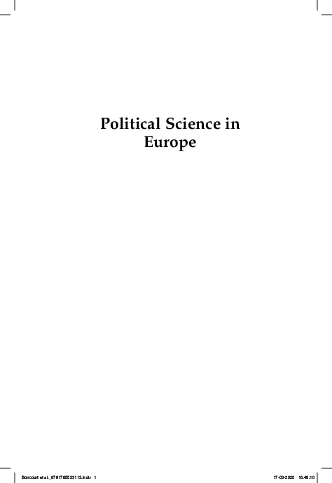 PDF Political Science In Europe Achievements Challenges Prospects pdf-political-science-in-europe-achievements-challenges-prospects