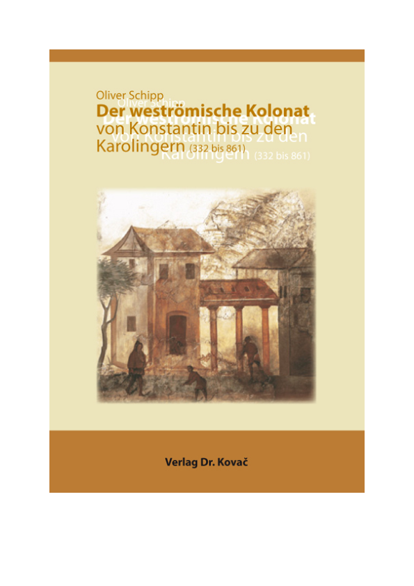 (PDF) Der weströmische Kolonat von Konstantin bis zu den Karolingern ...