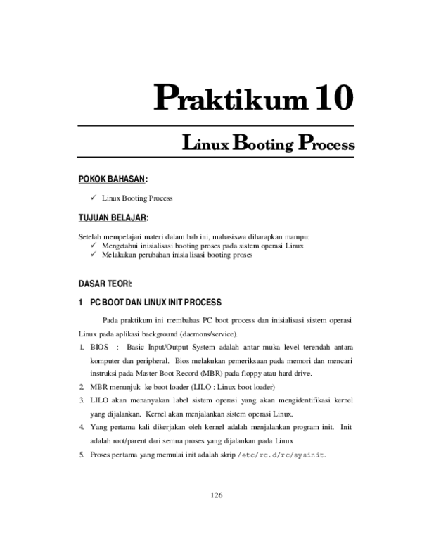 (PDF) Praktikum 10 Linux Booting Process