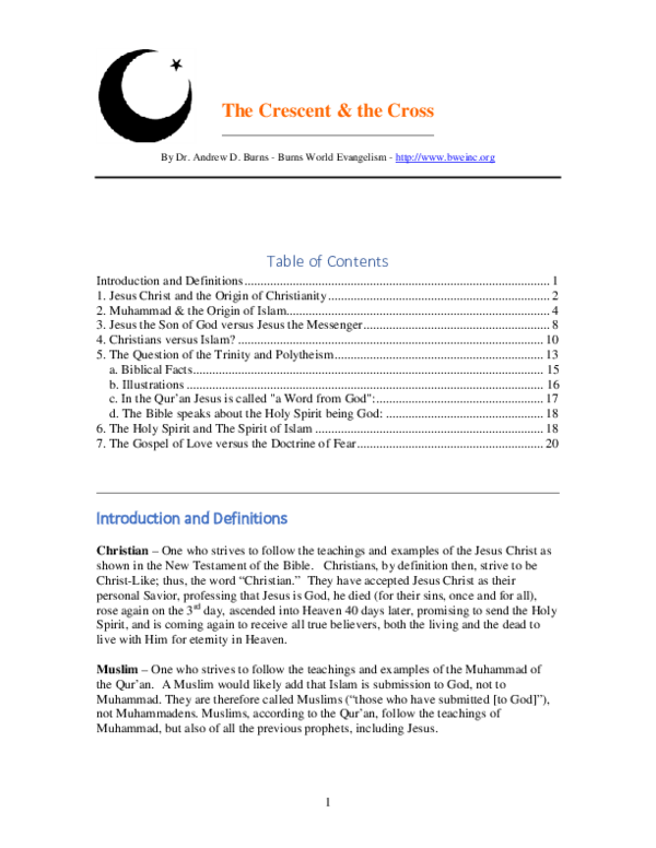 (PDF) The Crescent & the Cross