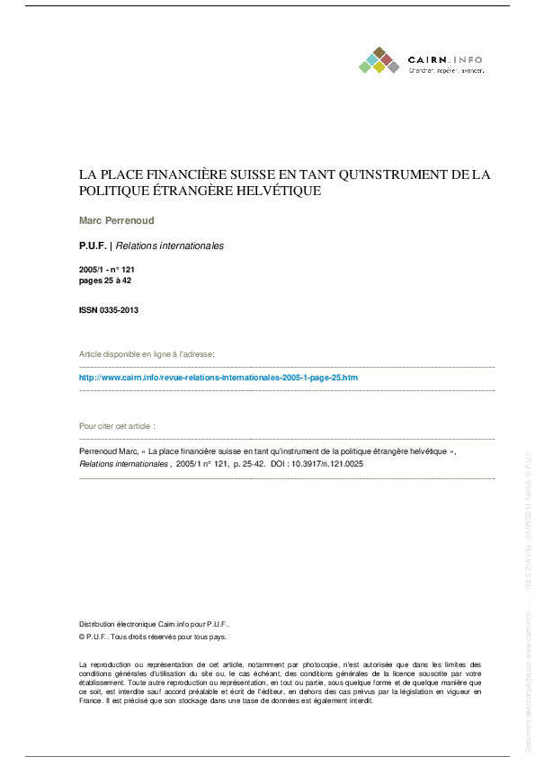 les instruments des relations internationales