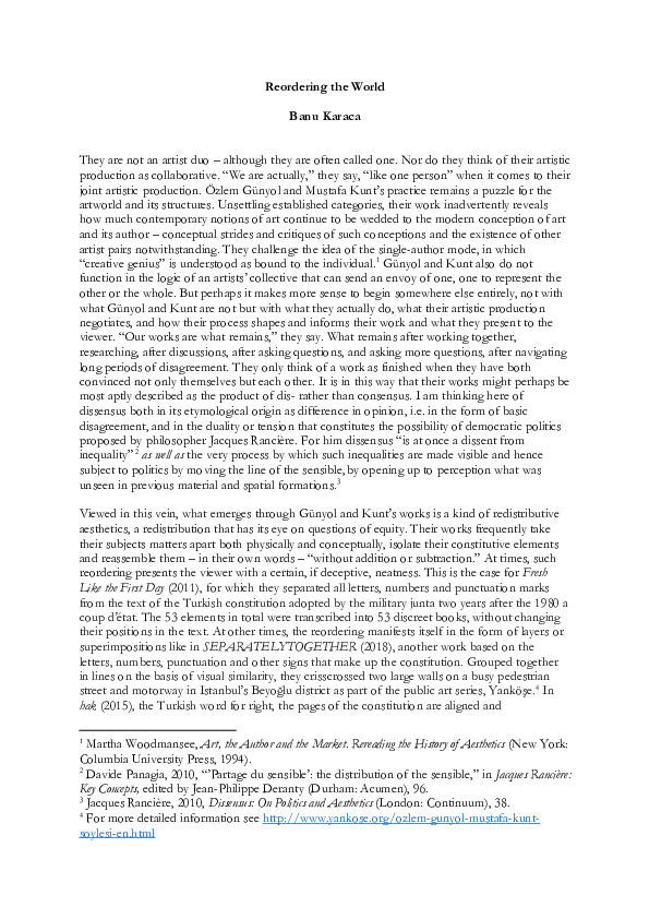 (PDF) Reordering the World