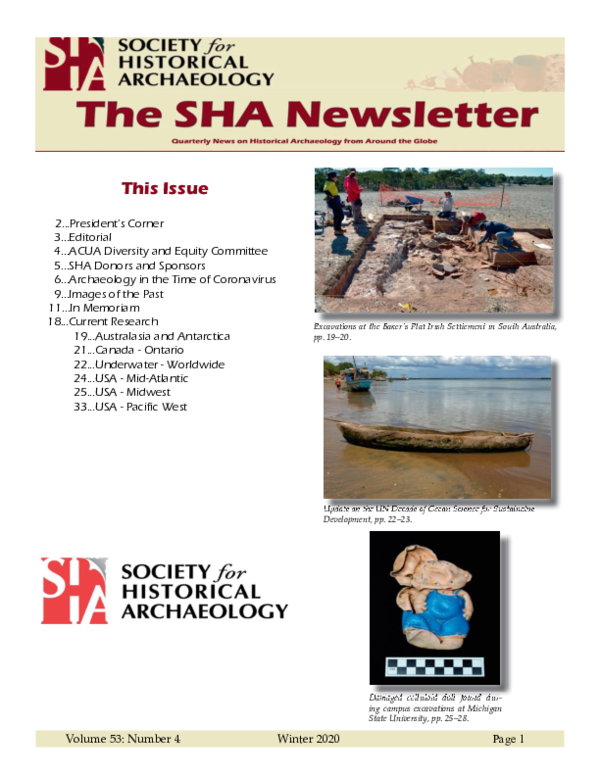 (PDF) Continuing Campus Archaeology on a (Mostly) Closed Campus ...