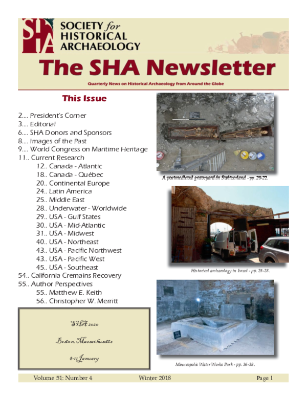 (PDF) The Michigan State University Campus Archaeology Program (CAP ...