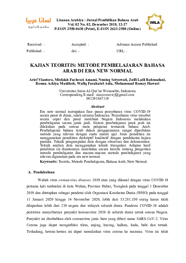 (DOC) Artikel Metode PBA Fix