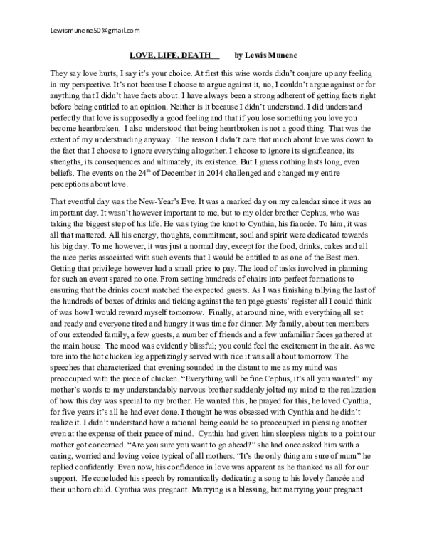 BEST CREATIVE WRITING