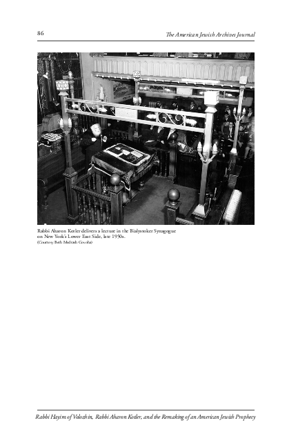 (PDF) Zev Eleff, “Rabbi Hayim of Volozhin, Rabbi Aharon Kotler, and the ...