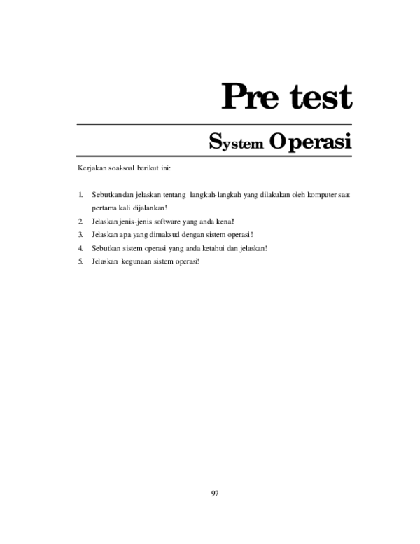 (PDF) Modul Praktikum Sistem Operasi (Linux)