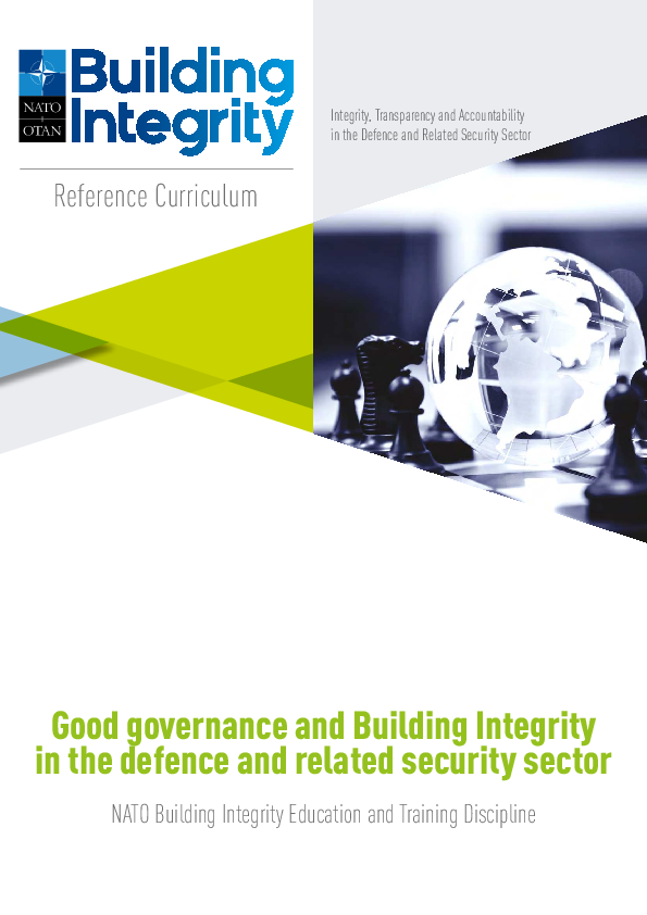 (PDF) Good governance and Building Integrity in the defence and related ...