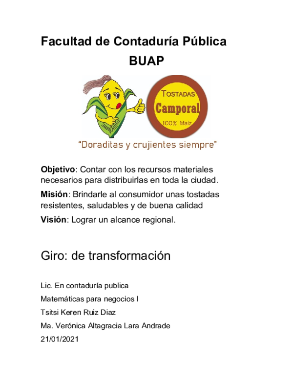 (DOC) Facultad de Contaduría Pública BUAP