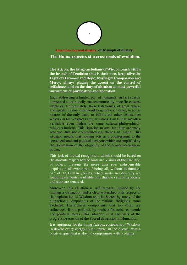 (PDF) Harmony beyond duality, or triumph of duality? The Human species ...