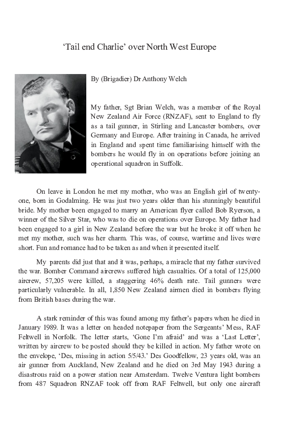 (DOC) DV10 'Tail end Charlie' over North West Europe