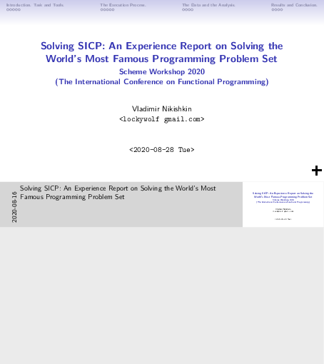 (PDF) Slides for Solving SICP