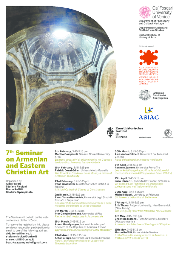 (PDF) 7 th Seminar on Armenian and Eastern Christian Art (2021 ...