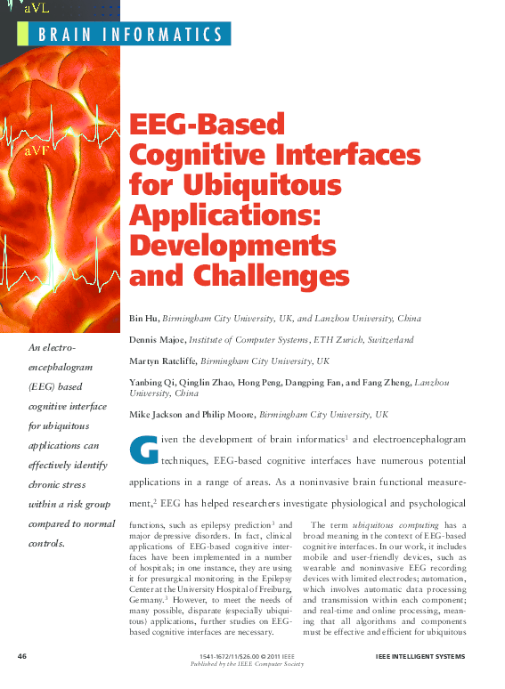(PDF) Electroencephalogram (EEG) Based Cognitive Interface for ...