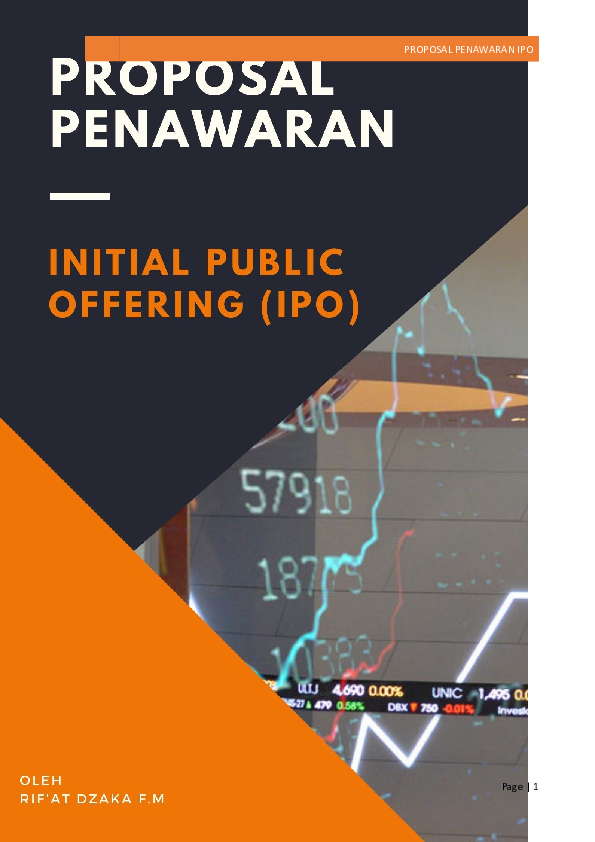 (DOC) PROPOSAL PENAWARAN IPO