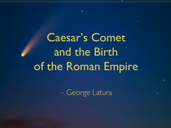 (PDF) Caesar's Comet and the Birth of the Roman Empire (AAS 2021)