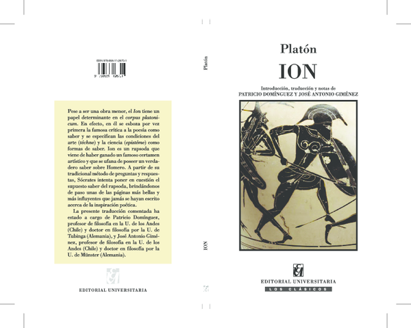(PDF) Platón, Ion. Introducción, traducción y notas. Editorial Universitaria.