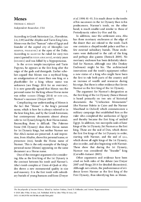 (PDF) Menes