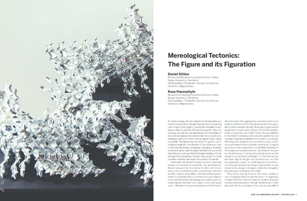(PDF) Mereological Tectonics: The Figure and its Figuration