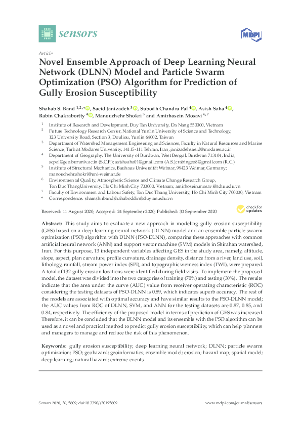 Pdf Novel Ensemble Approach Of Deep Learning Neural Network Dlnn Model And Particle Swarm