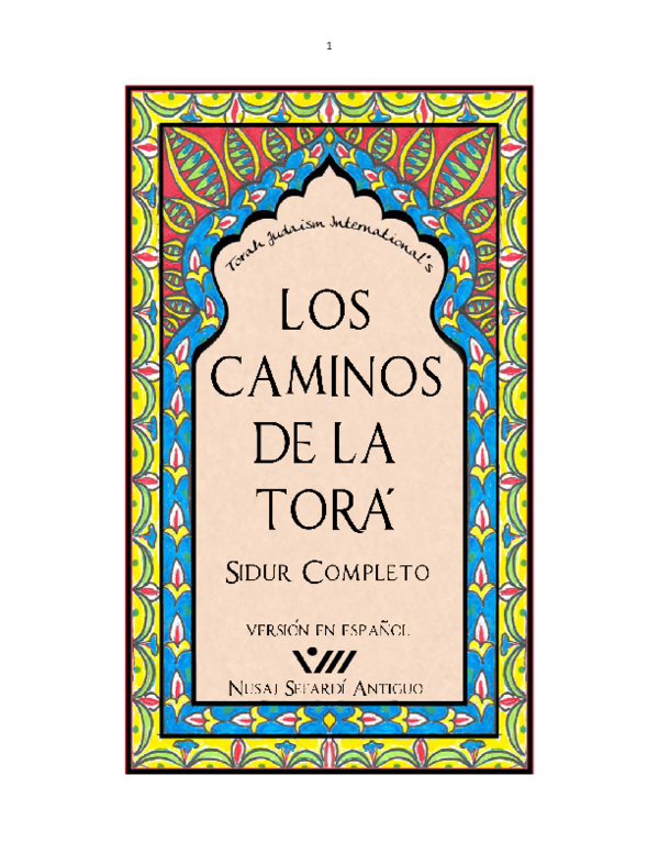 (PDF) Sidur Completo