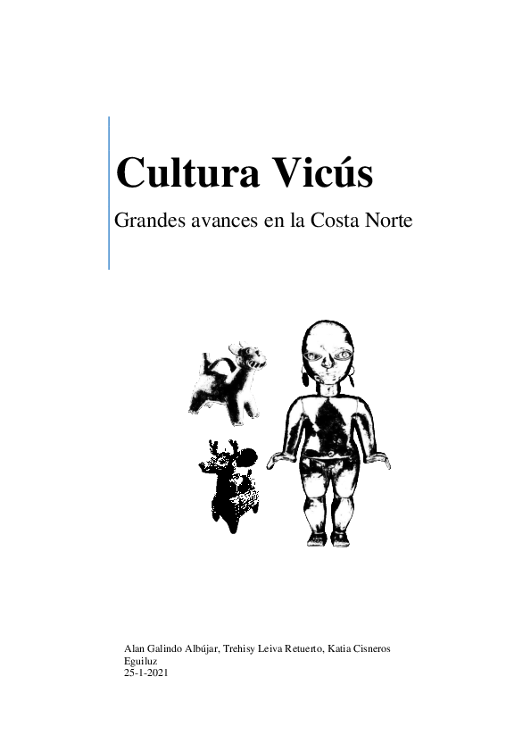 (PDF) CULTURA VICÚS, GRANDES AVANCES EN LA COSTA NORTE