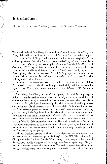 (PDF) Researching the military - Introduction