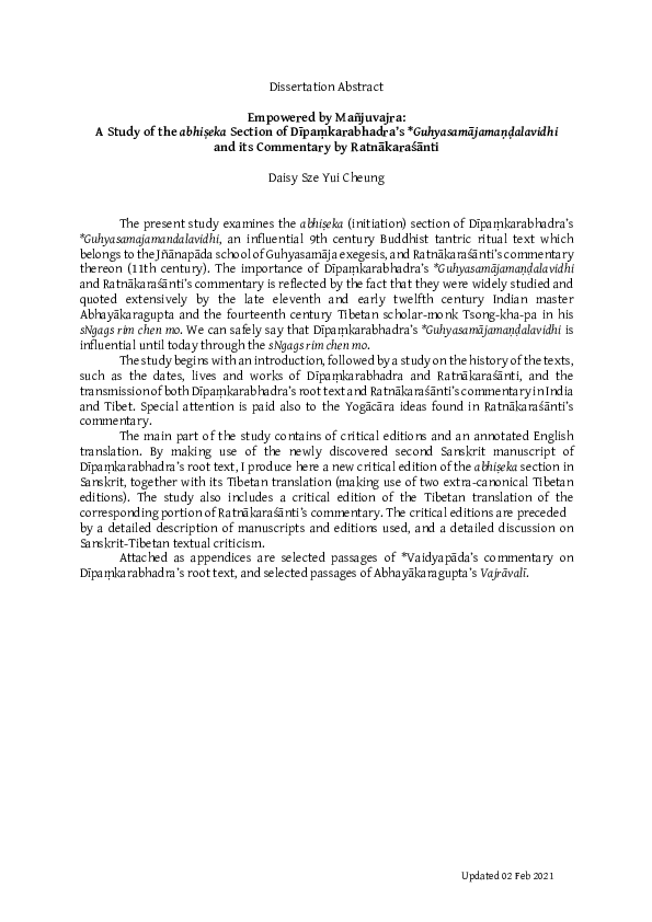 (PDF) Dissertation Abstract