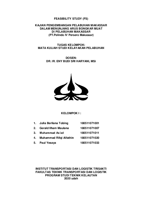 (PDF) FEASIBILITY STUDY (FS