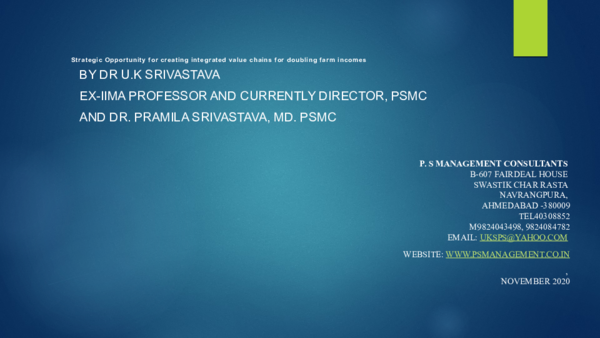 (PPT) Integrated Value Chain Presentation