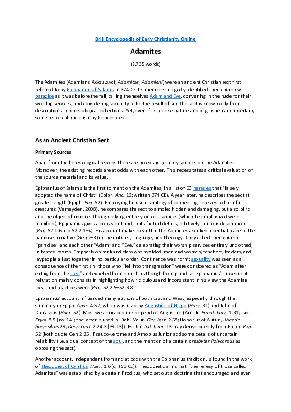 (PDF) Adamites