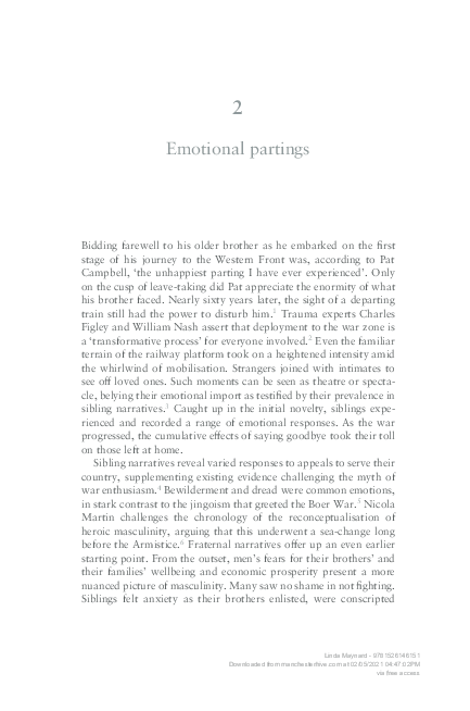 (PDF) Chapter 2 Emotional partings | Linda Maynard - Academia.edu