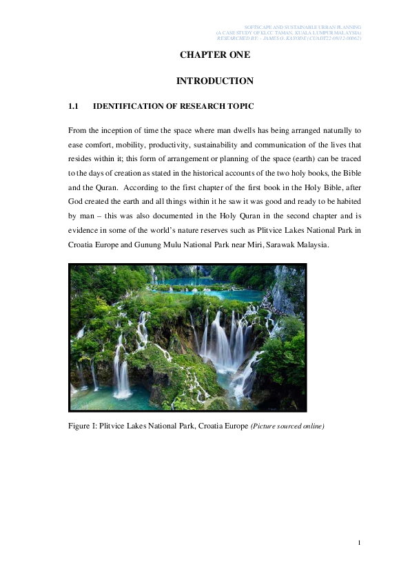 (PDF) SOFTSCAPE AND SUSTAINABLE URBAN PLANNING (A CASE STUDY OF KLCC ...