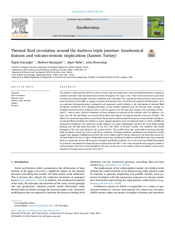 (PDF) Thermal fluid circulation around the Karliova triple junction ...