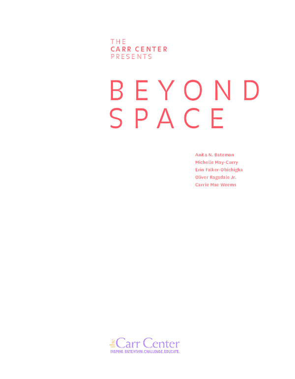 (PDF) Beyond Space Curatorial Statement