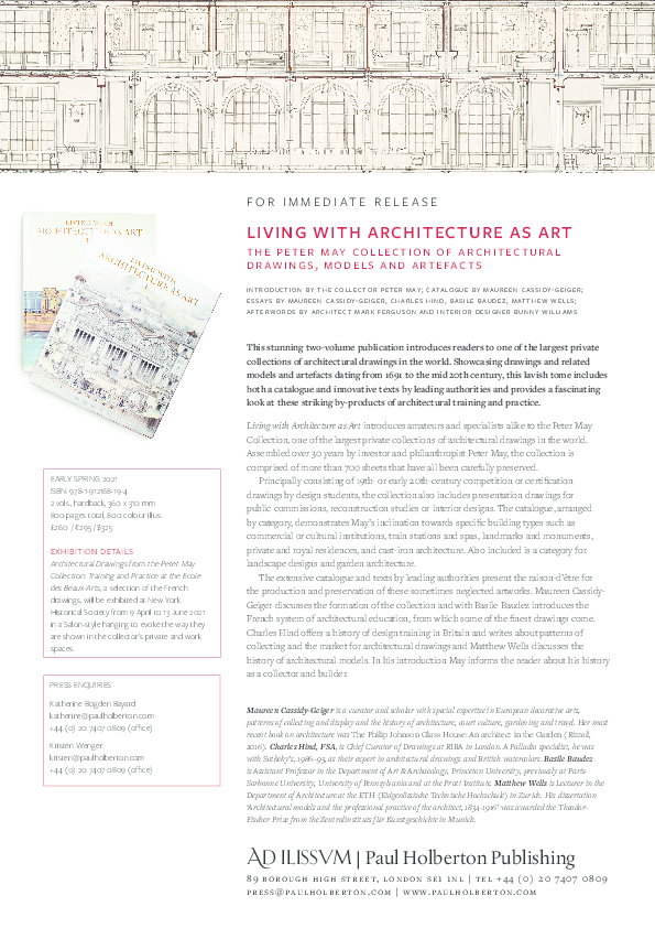 (PDF) Living with Architecture as Art: The Peter May Collection of ...