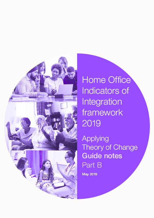 (PDF) Indicators of Integration framework 2019: Applying Theory of ...