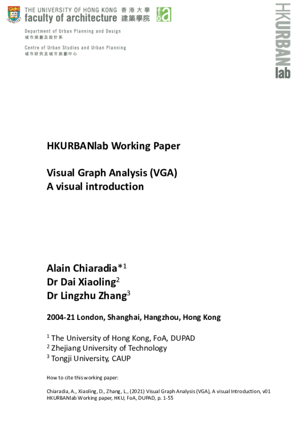 (PDF) HKURBANlab Working Paper Visual Graph Analysis (VGA) A visual ...