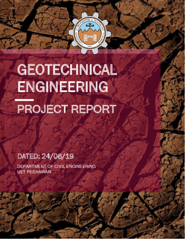 (PDF) GEOTECHNICAL PROJECT REPORT