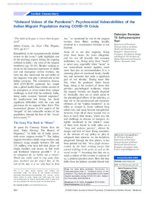 (PDF) IJSP Invited commentary 2020