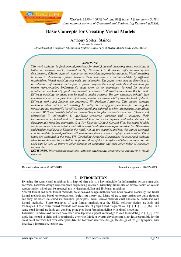 (PDF) Basic Concepts for Creating Visual Models