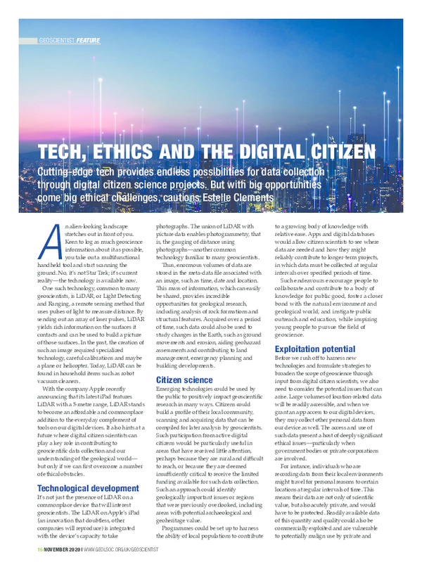 (PDF) Tech, Ethics And The Digital Citizen