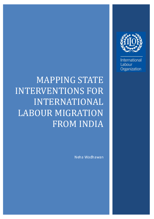 (PDF) Mapping State Interventions for International Labour Migration from India