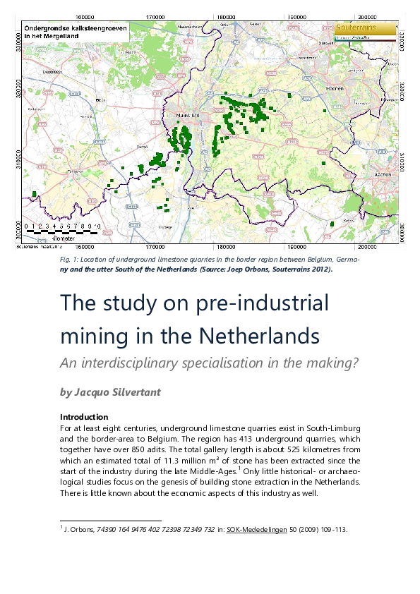 (PDF) The study on pre-industrial mining in the Netherlands An ...
