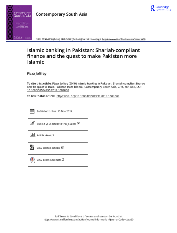 (PDF) Review of Islamic banking in Pakistan: Shariah-compliant finance ...